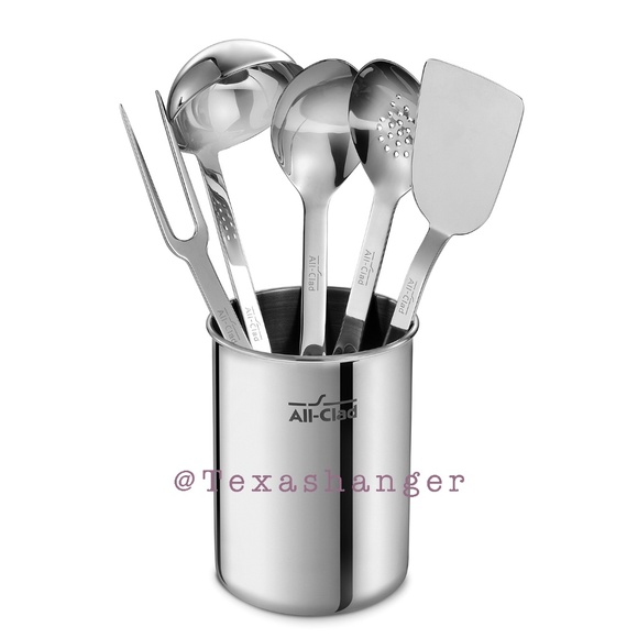 All-Clad | Kitchen | Nib Allclad Stainless Steel 6 Piece Kitchen Tool ...